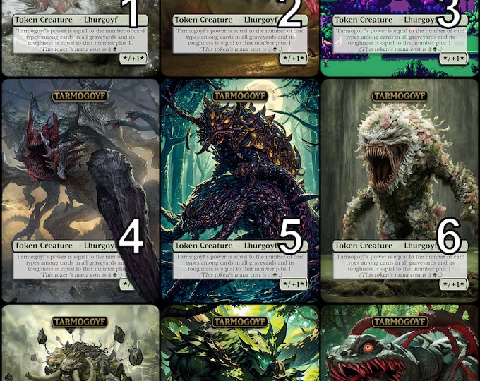 Mtg Tarmogoyf */+1* for Disa the Restless Token Alternative Art ...