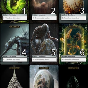 Mtg Incubator Token Alternative Art // Choose the Art! - for EDH ...