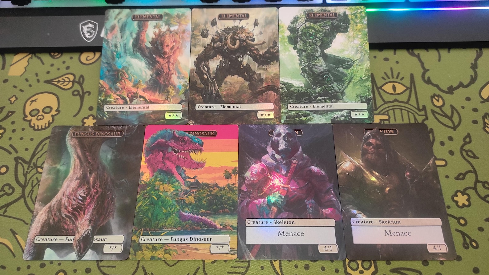 Mtg Fungus Dinosaur */* Token Alternative Art // Choose the Art! - for ...