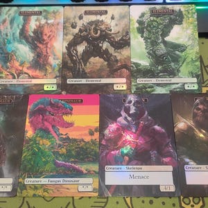 Mtg Fungus Dinosaur */* Token Alternative Art // Choose the Art! - for ...