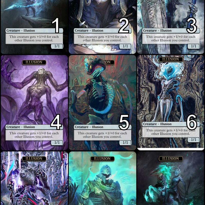 Illusion Games Cards - Etsy
