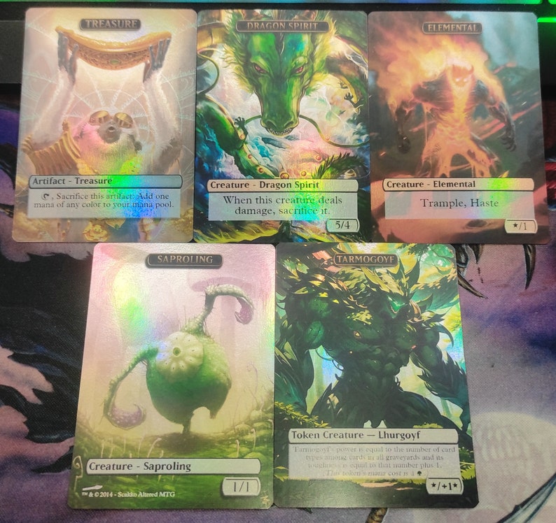 Mtg Tarmogoyf */+1* for Disa the Restless Token Alternative Art ...