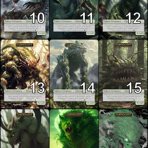 Mtg Tarmogoyf */+1* for Disa the Restless Token Alternative Art ...