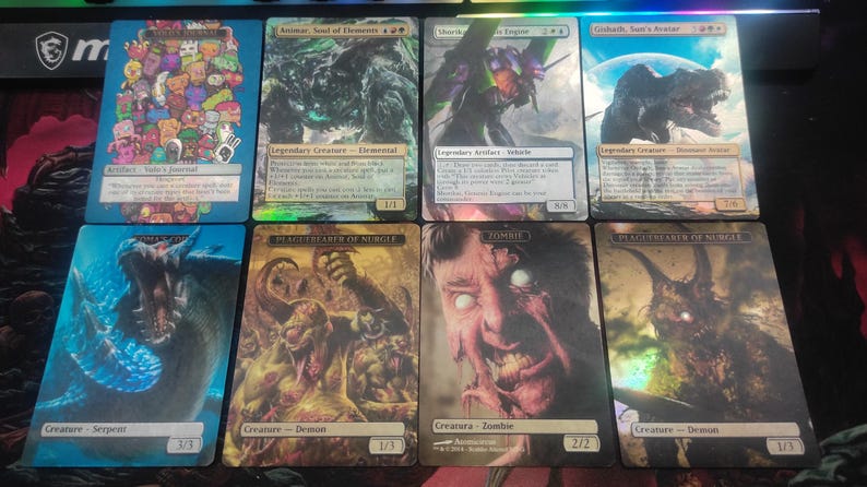 Mtg Zombie Waifu 2/2 Token Alternative Art // Choose the Art! - for EDH ...