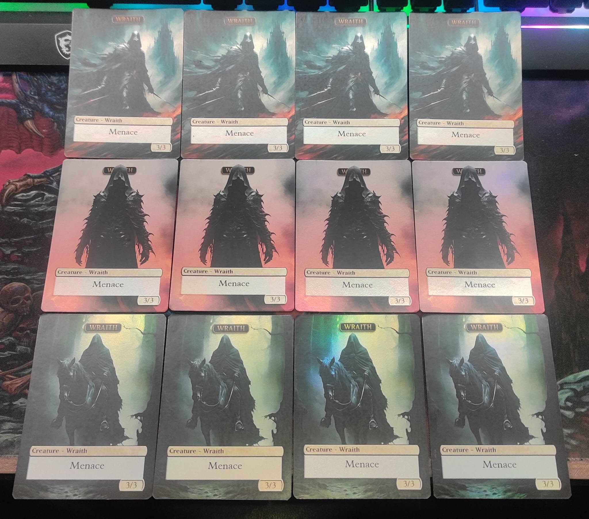 Mtg Wraith 3/3 Token Alternative Art // Choose the Art! - for EDH ...