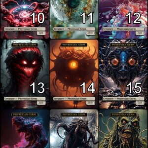 Mtg Germ 0/0 Token Alternative Art // Choose the Art! - for EDH ...