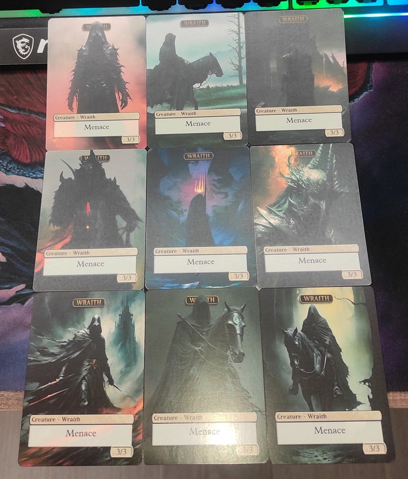 Mtg Wraith 3/3 Token Alternative Art // Choose the Art! - for EDH ...