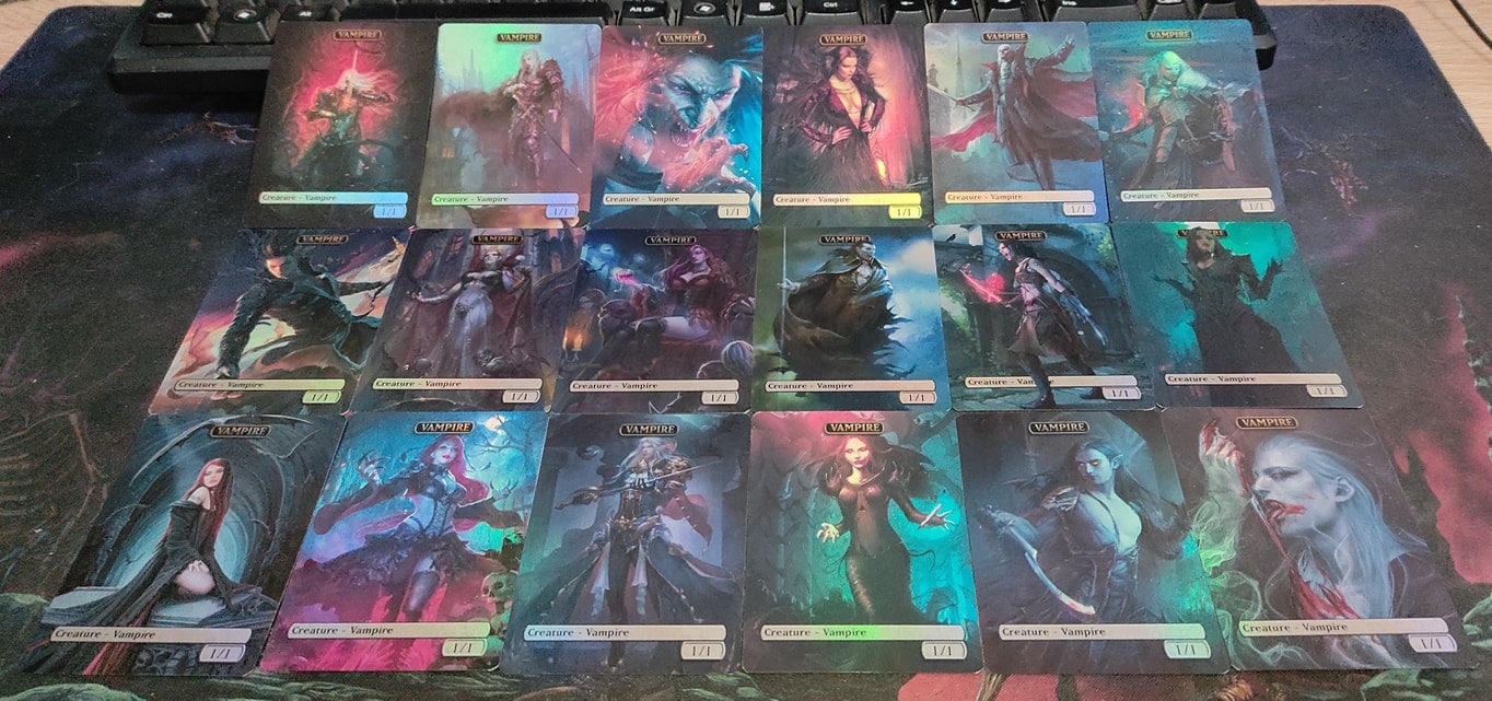 Mtg Vampire 1/1 for Edgar Markov Token Alternative Art // Choose the ...