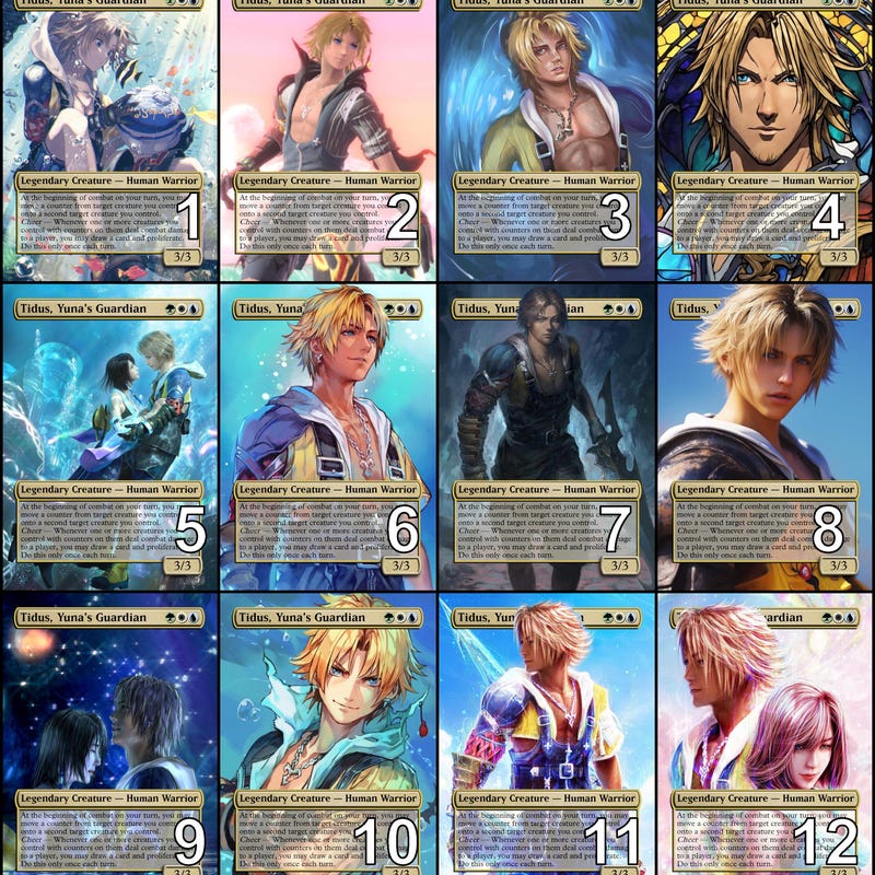 Mtg Proxies Final Fantasy - Etsy