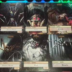 Mtg Spider 1/2 Token Alternative Art // Choose the Art! - for EDH ...