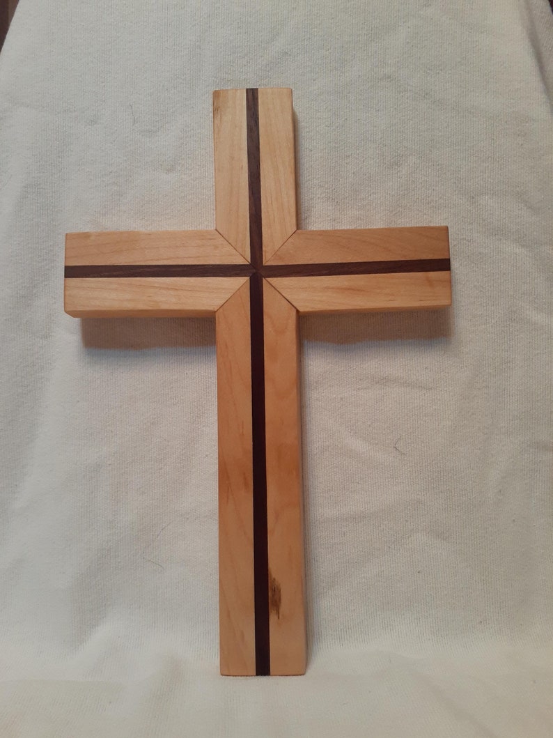 Maple Cross With Walnut Inset 02 - Etsy