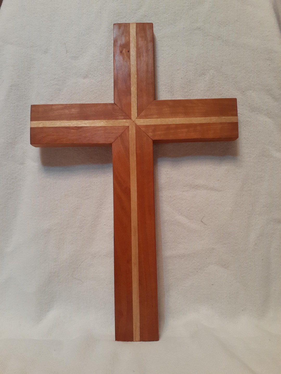 Cherry Cross With Maple Inset 01 - Etsy