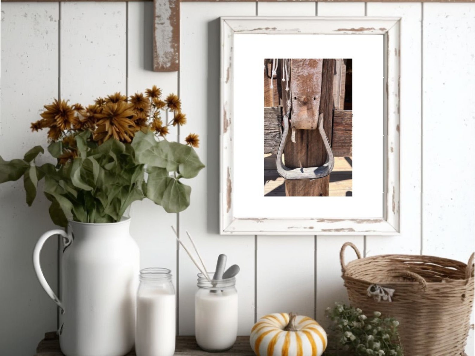 Western Farmhouse Wall Art | Rustic Home Decor in Black and White ...