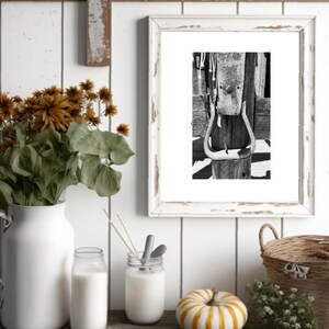 Western Farmhouse Wall Art | Rustic Home Decor in Black and White ...