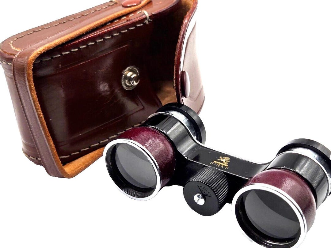 Vintage Birks Signed Opera Glasses With Original Leather Case ...
