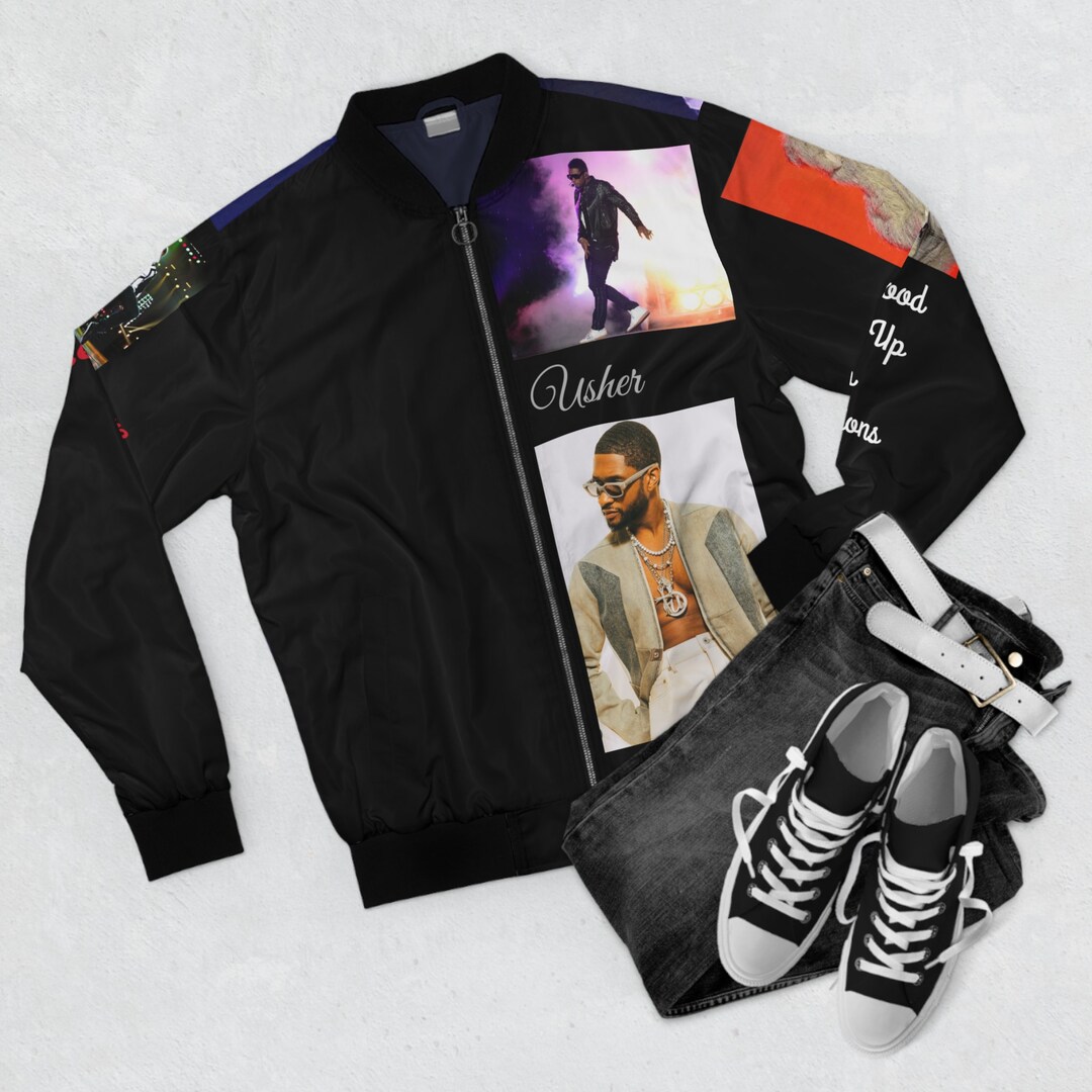 Usher Men's Bomber Jacket (AOP) - Etsy