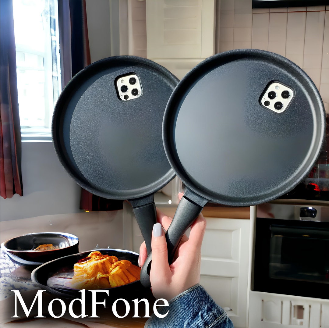 Frying Pan iPhone Case, Cool Funky Phone Case, Funny Trendy Phone Case ...