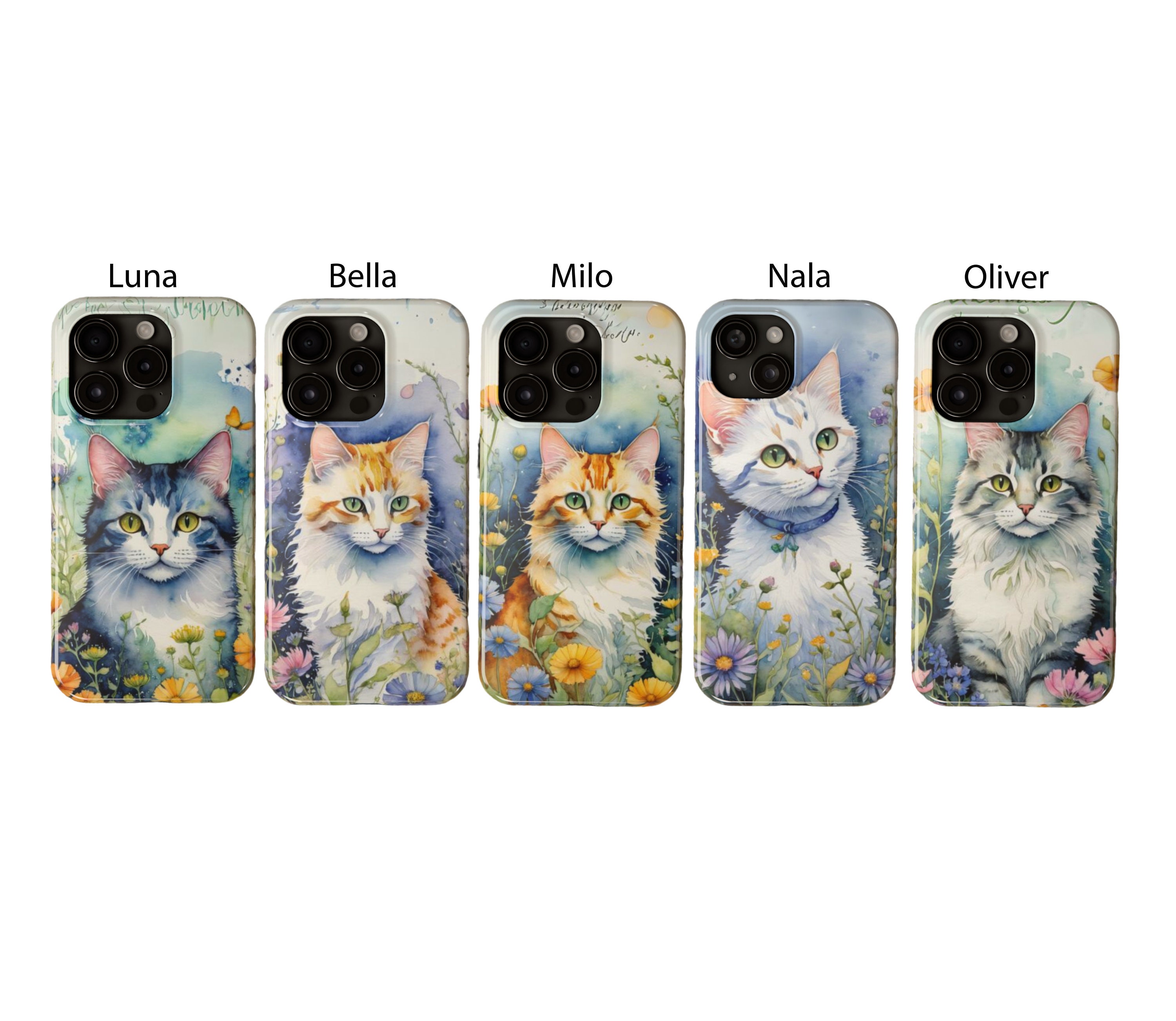 Cat Phone Case, Kitten Cover Fit for iPhone 15 Pro ,iphone 15 Case ...