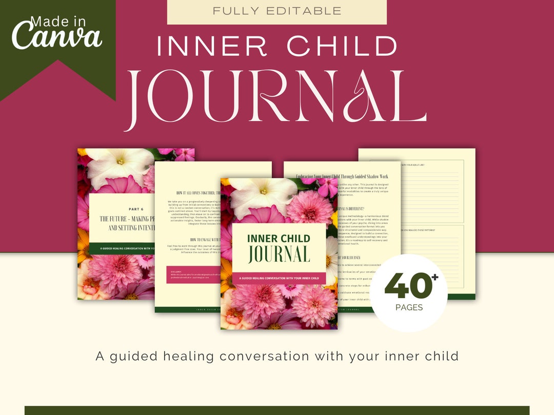 Inner Child Journal Done for You. Inner Child Journal Prompts, Shadow ...