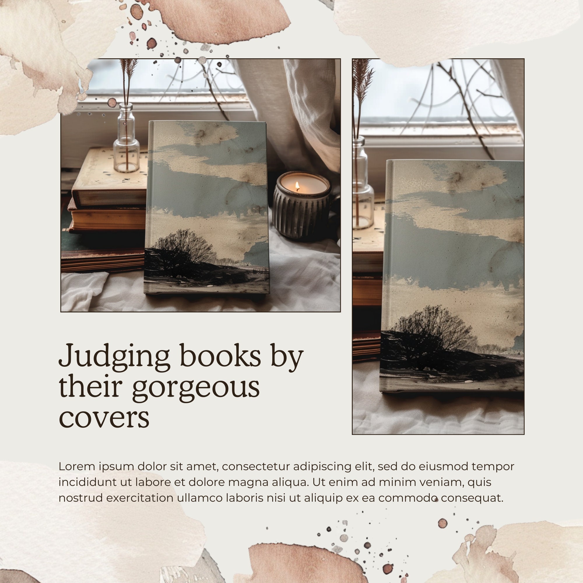 Bookstagram 30 Editable Social Media Post Canva Templates Make It Your ...