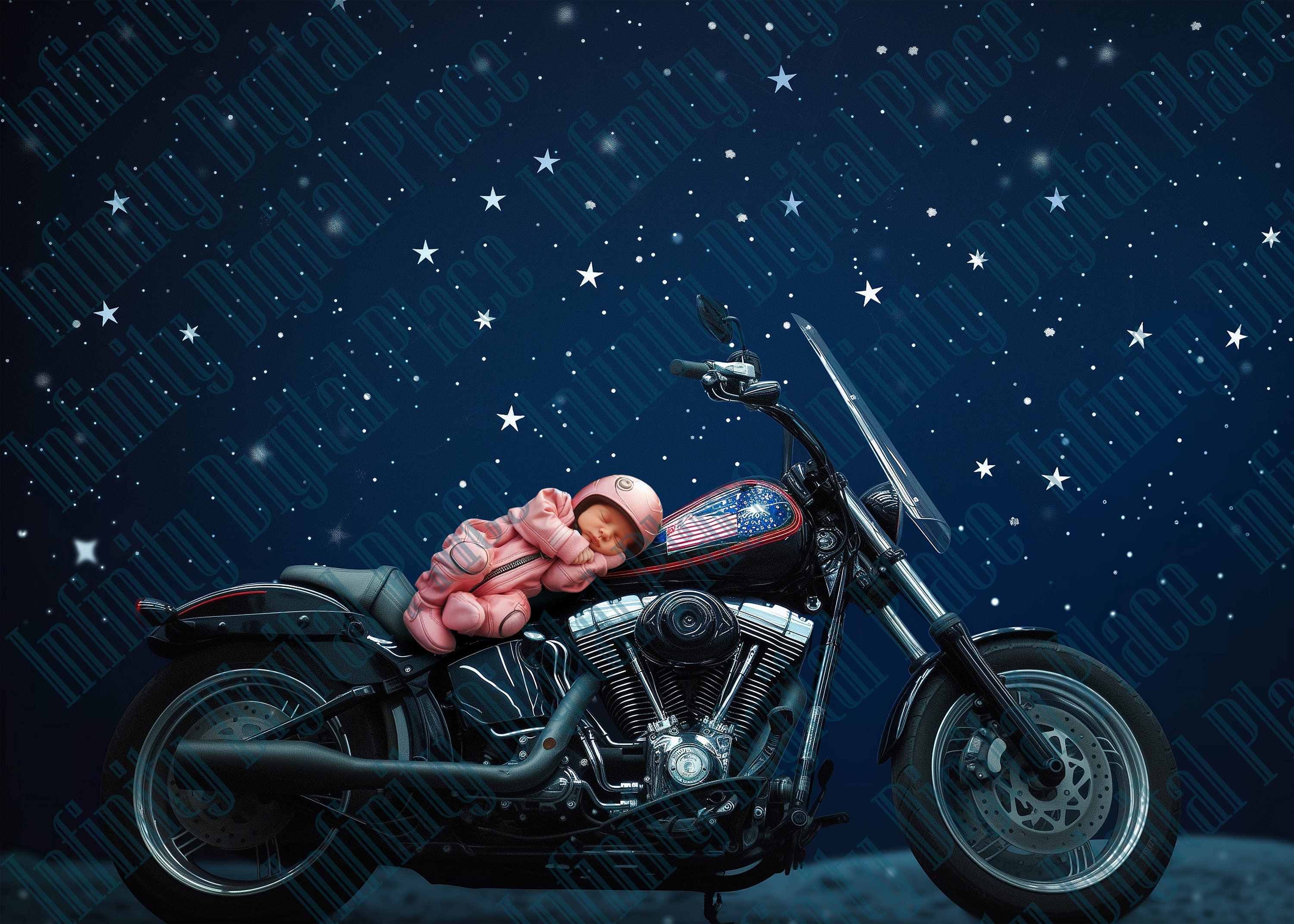 9 Motorcycle Digital Backdrops Set, Motorbike Background for Kids, Baby ...