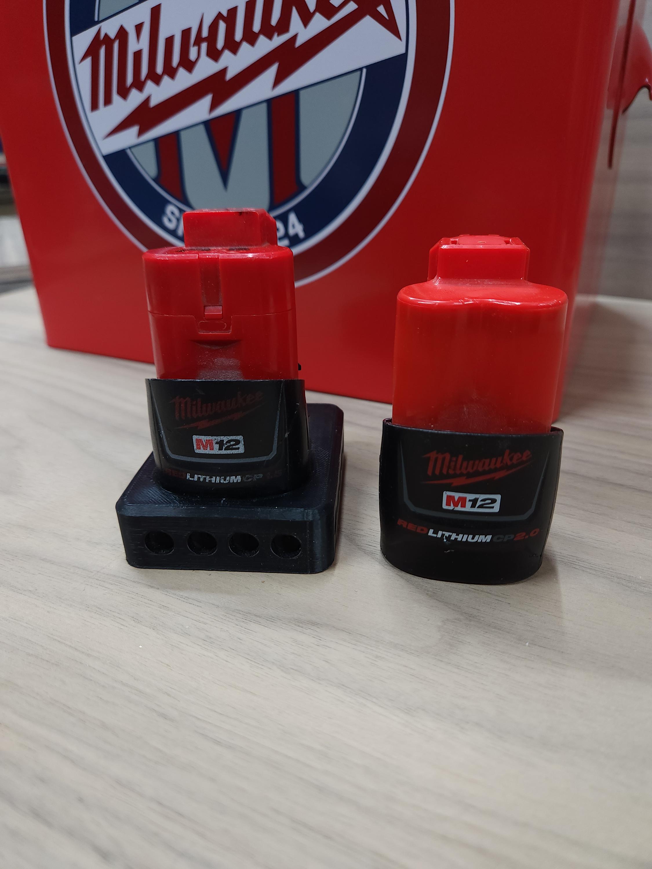 Milwaukee M12 Battery Foot - 3D Print - Etsy