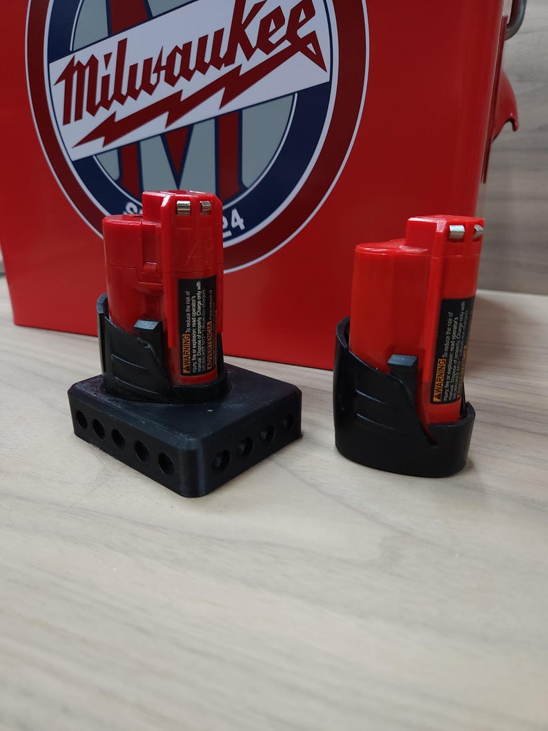 Milwaukee M12 Battery Foot - 3D Print - Etsy