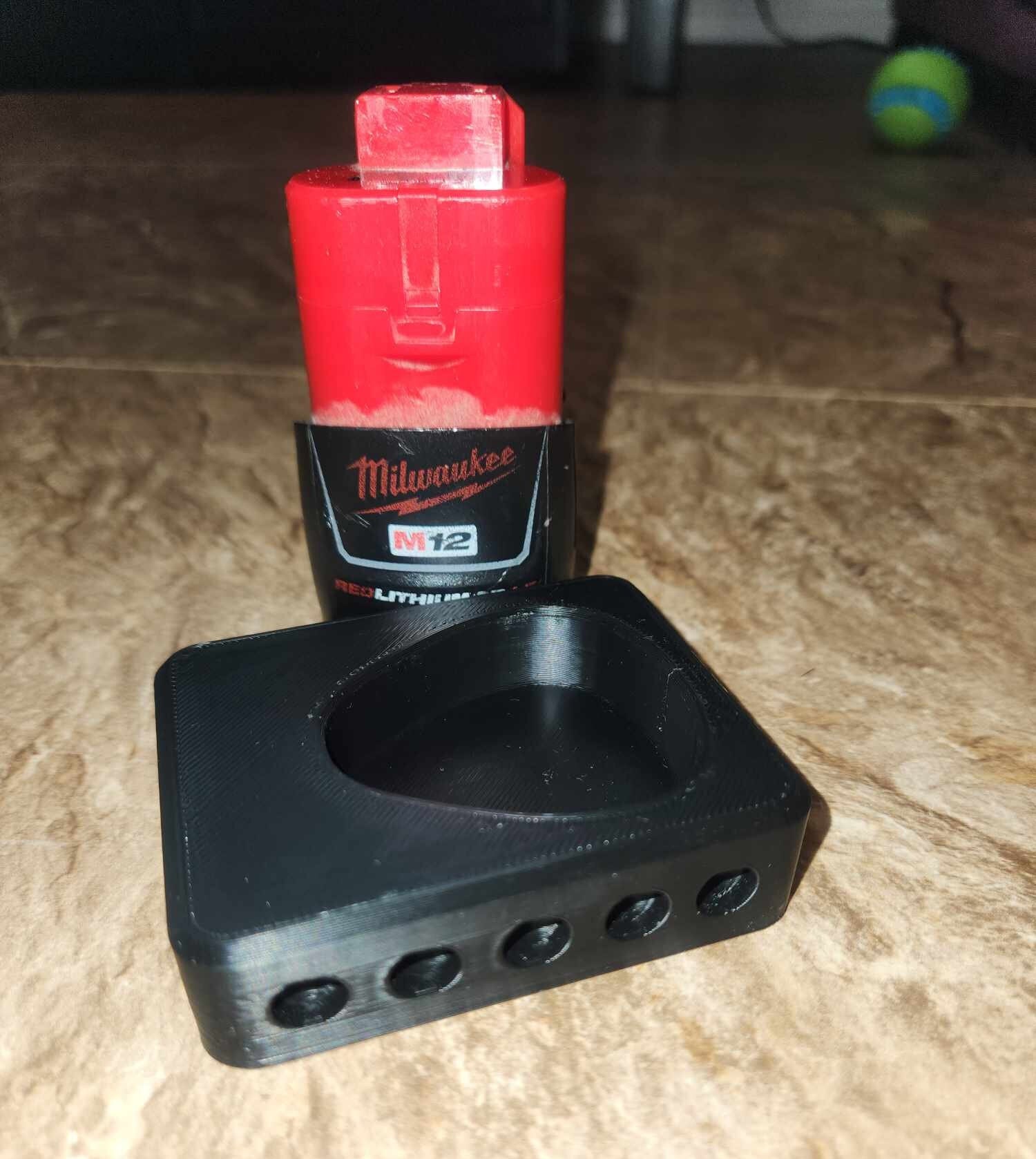 Milwaukee M12 Battery Foot - 3D Print - Etsy