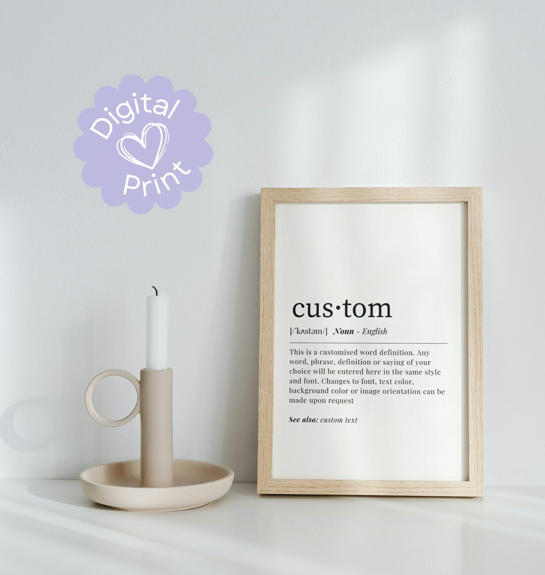 Custom Definition Digital Print | Custom Wall Print Custom Definition ...