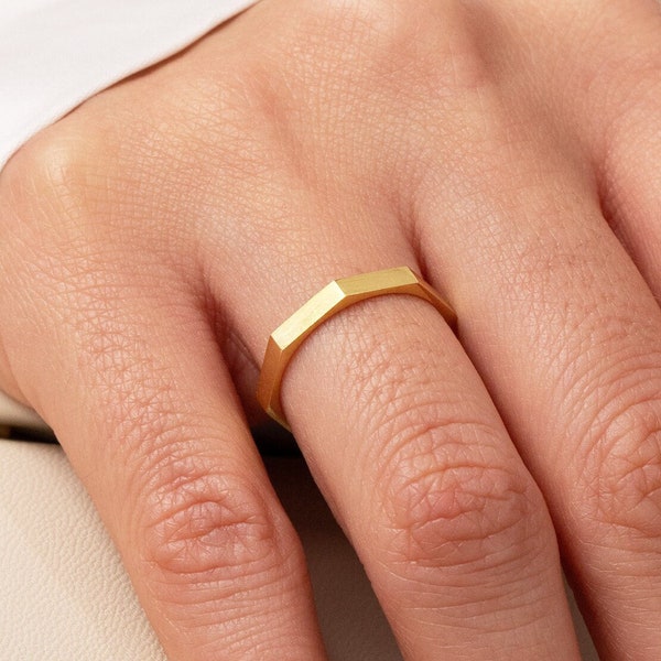 Geometric Ring - Etsy UK