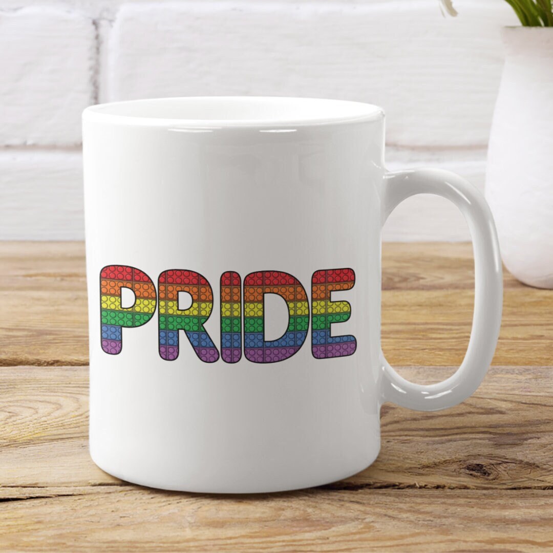 Pride Mug, LGBT, LGBTQ, Toy Bricks, Master Builder, Building Blocks ...