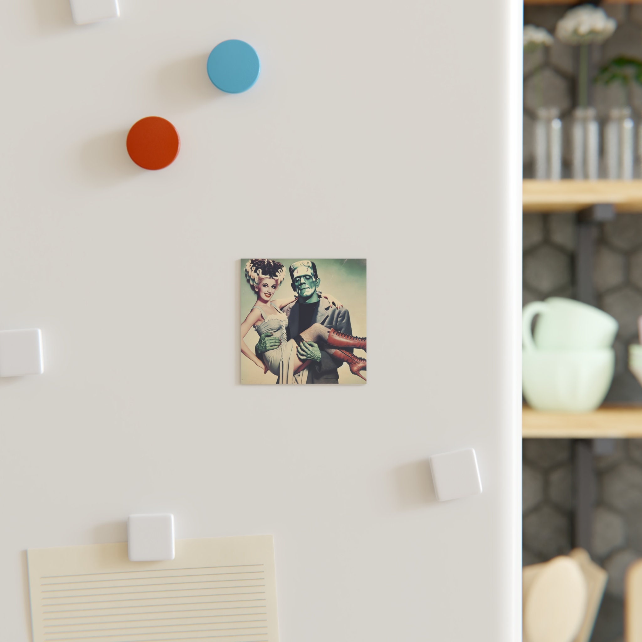 Frankenstein Pin up Girl Vintage Style Quirky Bride of Frankenstein ...