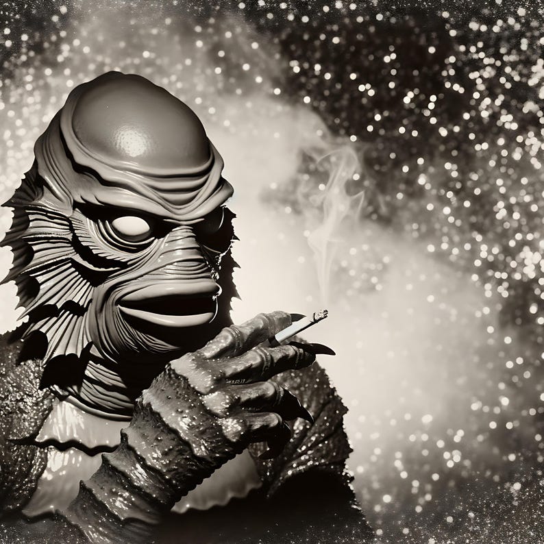 DIGITAL DOWNLOAD Creature Cig JPEG - Etsy