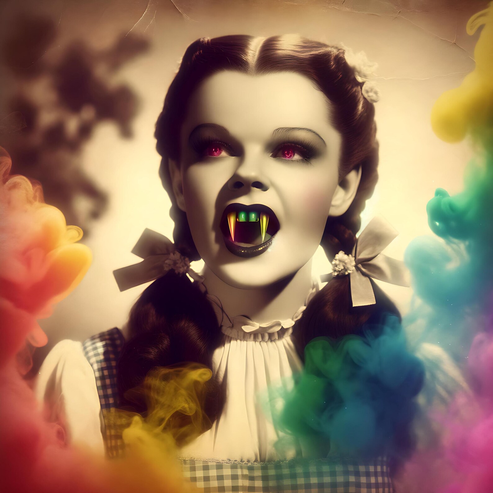 DIGITAL DOWNLOAD Dorothy Vampire Trip Rainbow JPEG - Etsy