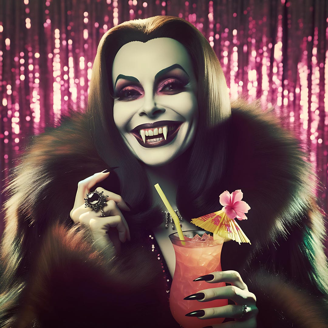 DIGITAL DOWNLOAD Goth Tiki Vamp JPEG - Etsy