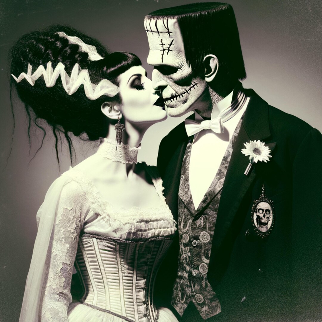 DIGITAL DOWNLOAD Frankie Goth Bride Vintage Style JPEG - Etsy