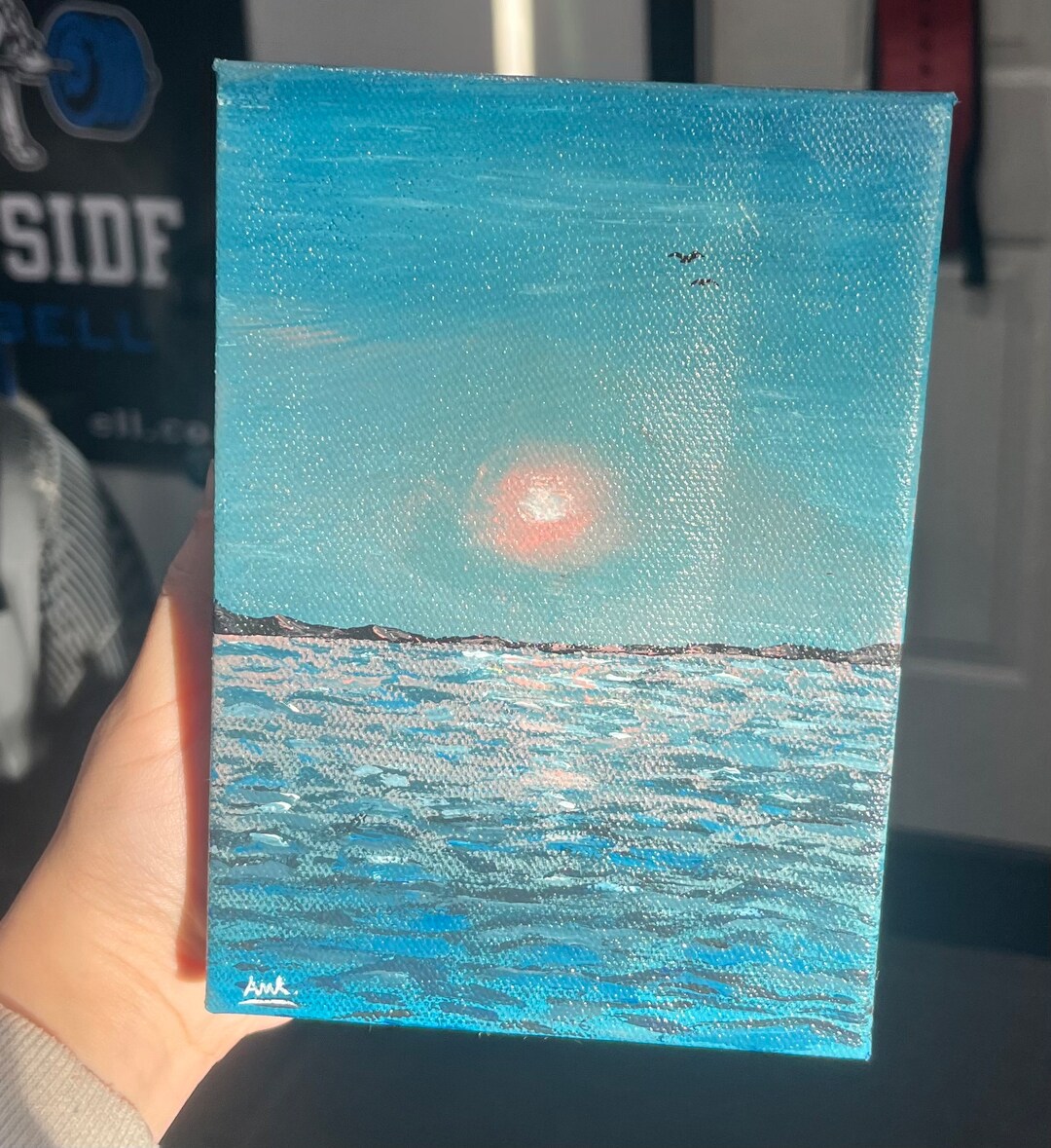 Sunset Vibes Acrylic Painting - Etsy