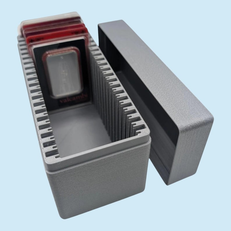 Assay Card Storage Box for 20 Gold and Silver Bar Cards, Fits PAMP and ...