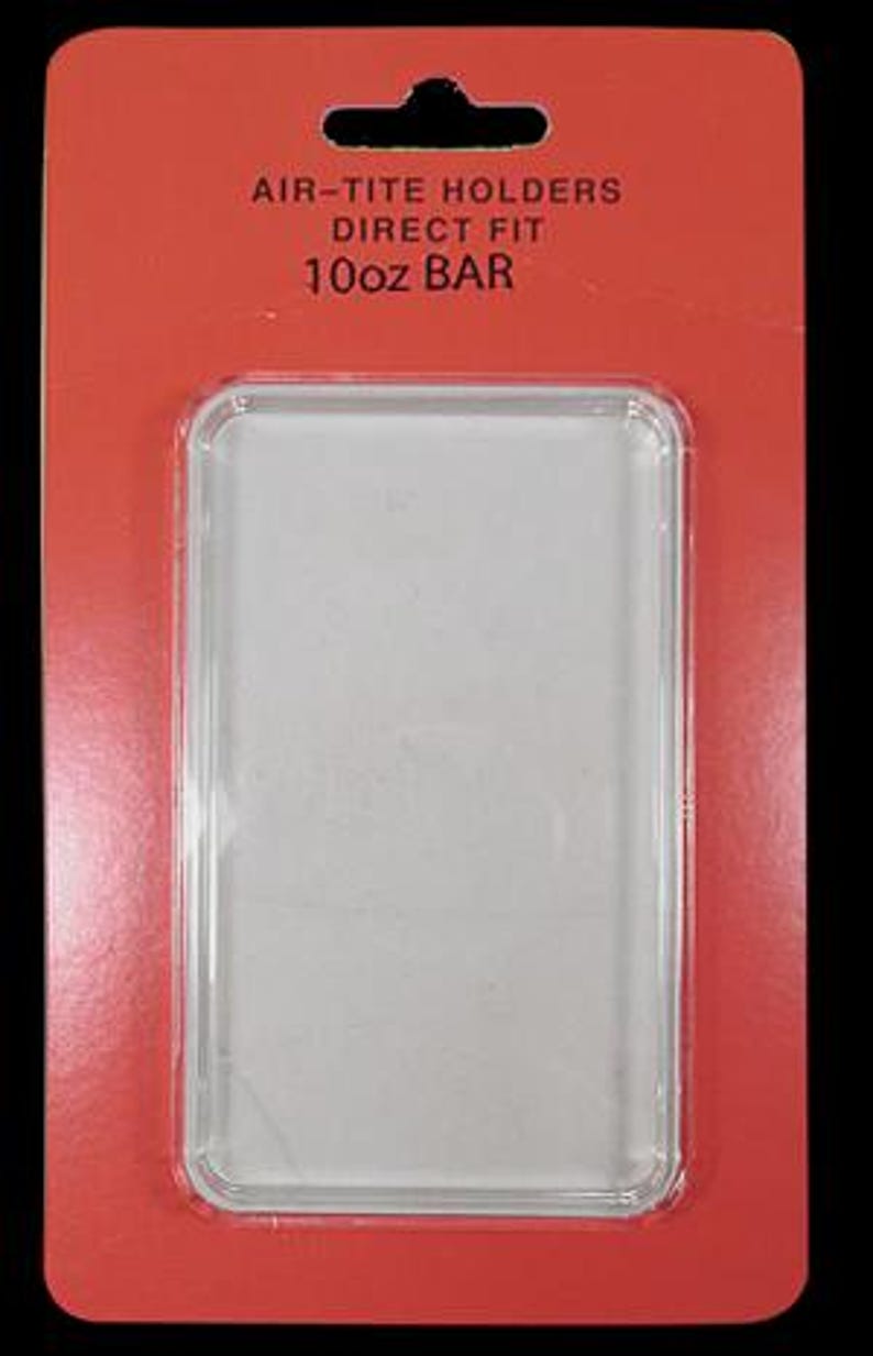10oz Silver Bar Storage Box: Holds 10 Air-tite Capsule, 9 Color Options ...