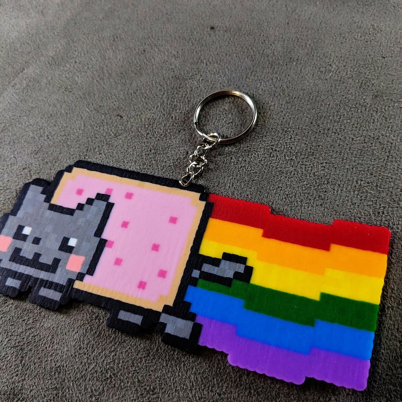 Perler Bead Cat - Etsy