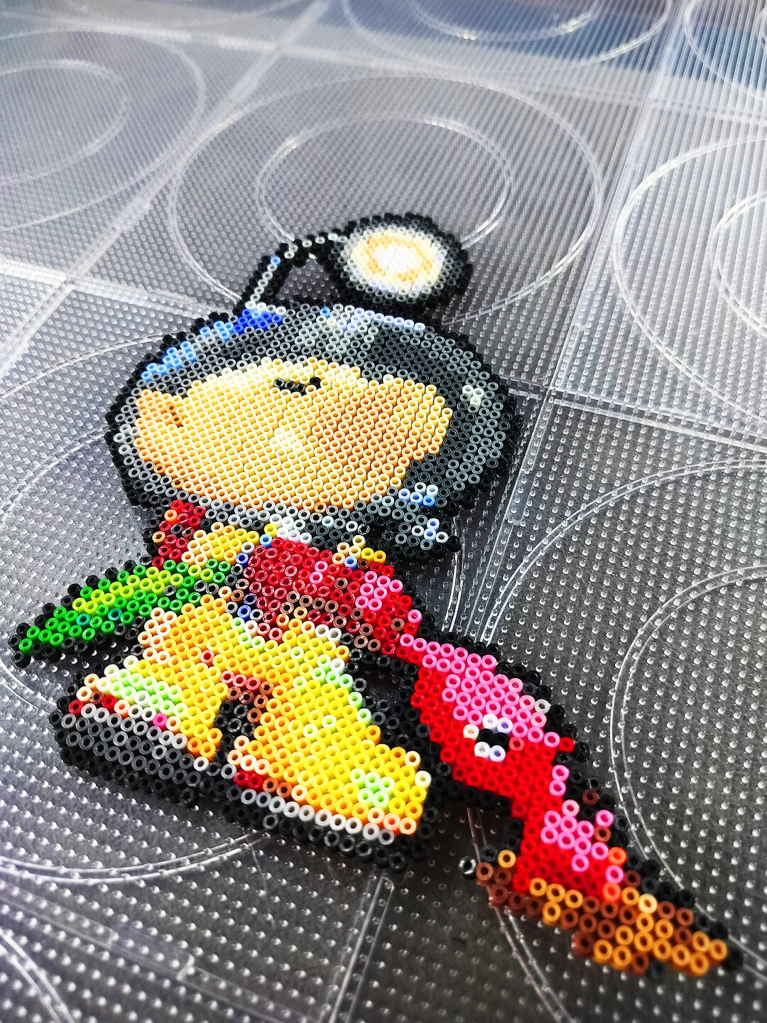 Olimar Pikmin Gaming Wall Art, Perler Bead, Picture Frame, Home Decor ...
