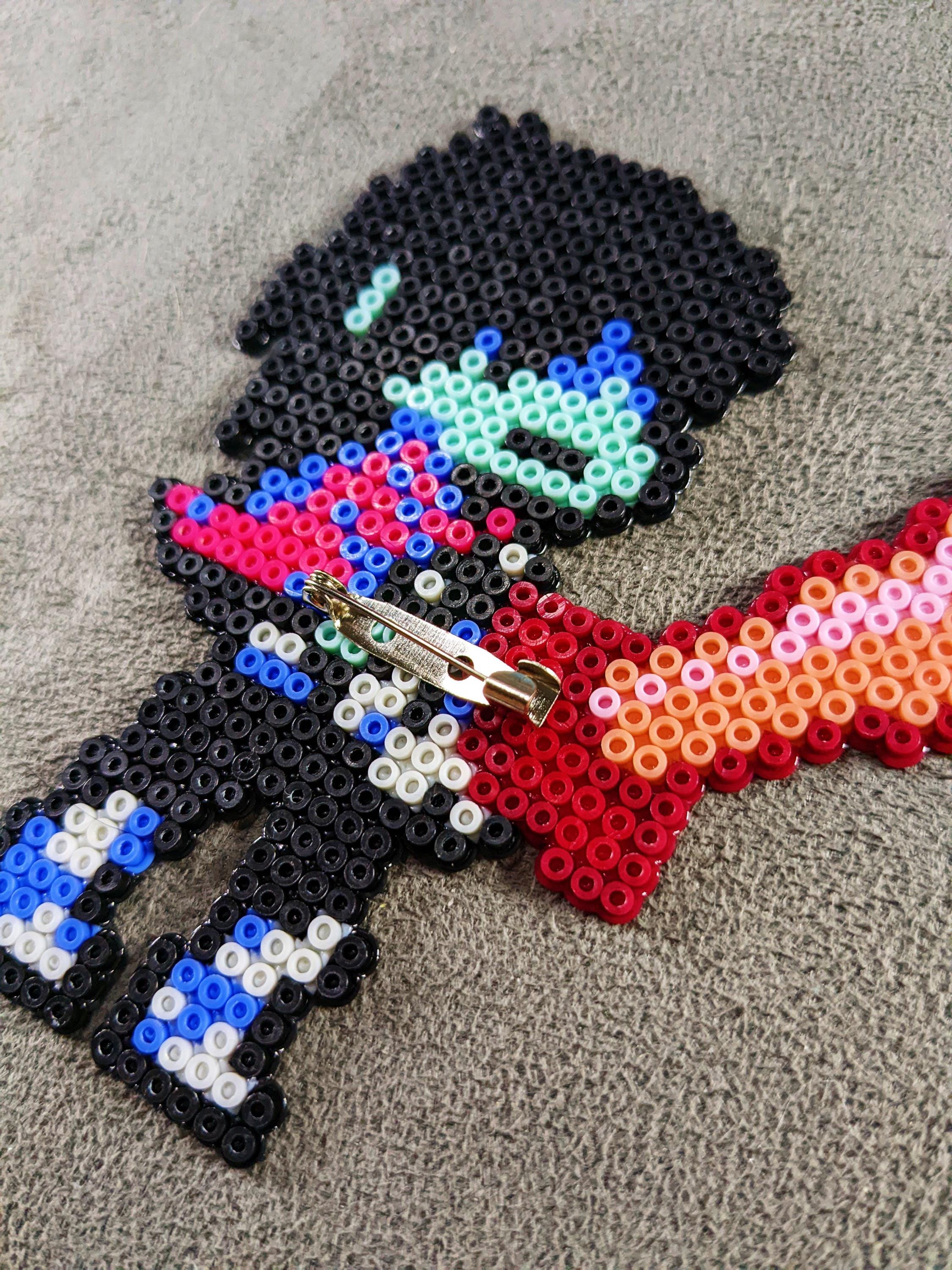 Handmade Kris Perler Bead Keychains, Magnets, Pins, and Standalone ...
