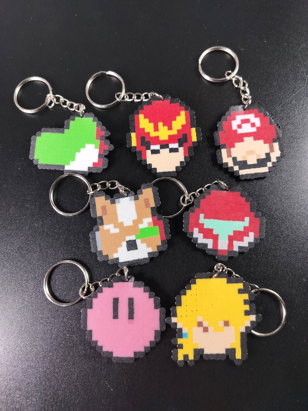 Smash Bros Character Head Keychains/earrings, Jewelry, Perler Beads ...