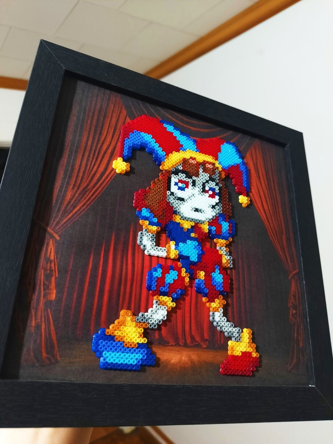 Pomni Framed Perler Bead Art From the Amazing Digital Circus – Kawaii ...