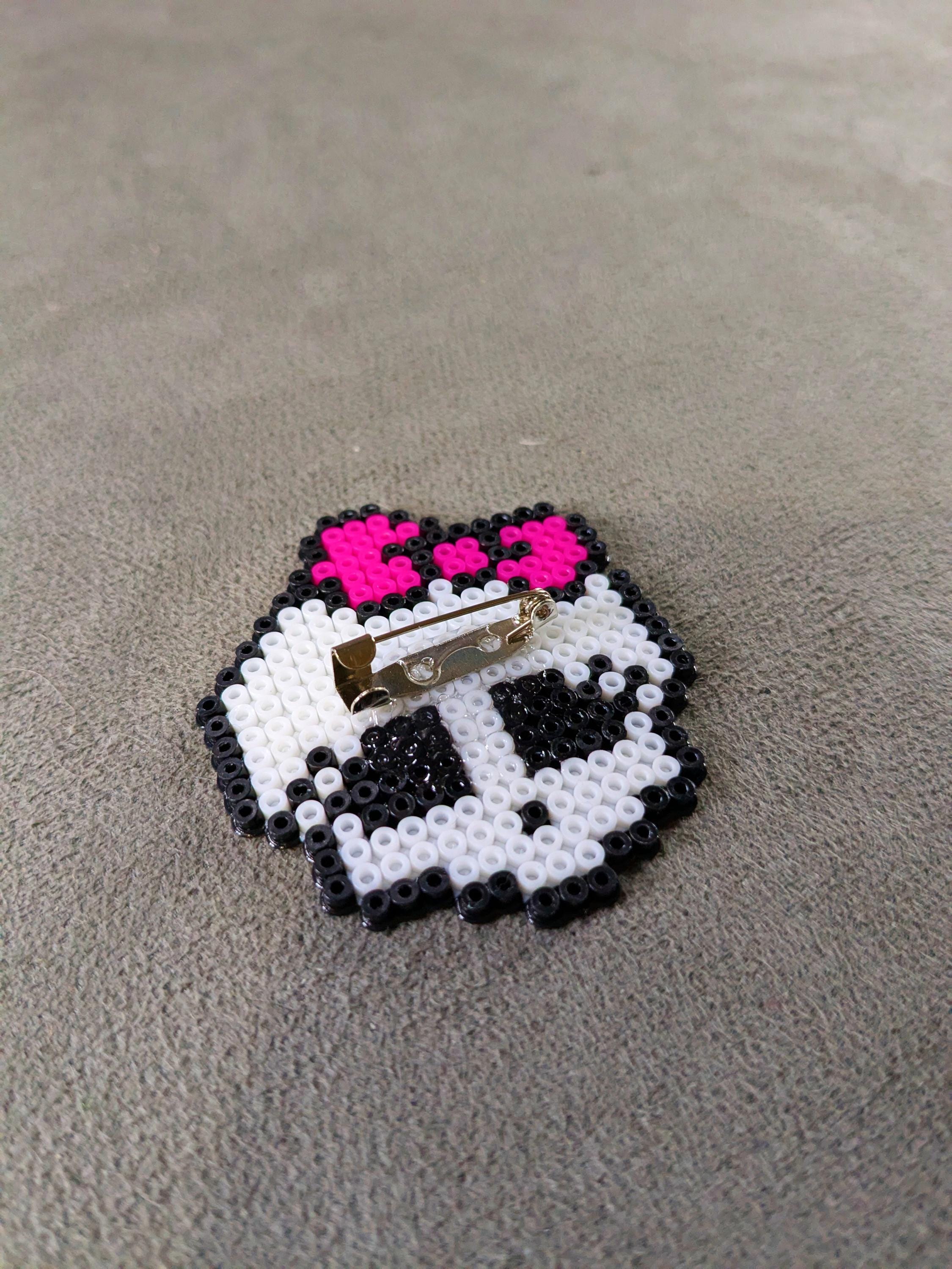 Handmade Monster High Logo Perler Bead Keychains, Magnets, Pins ...