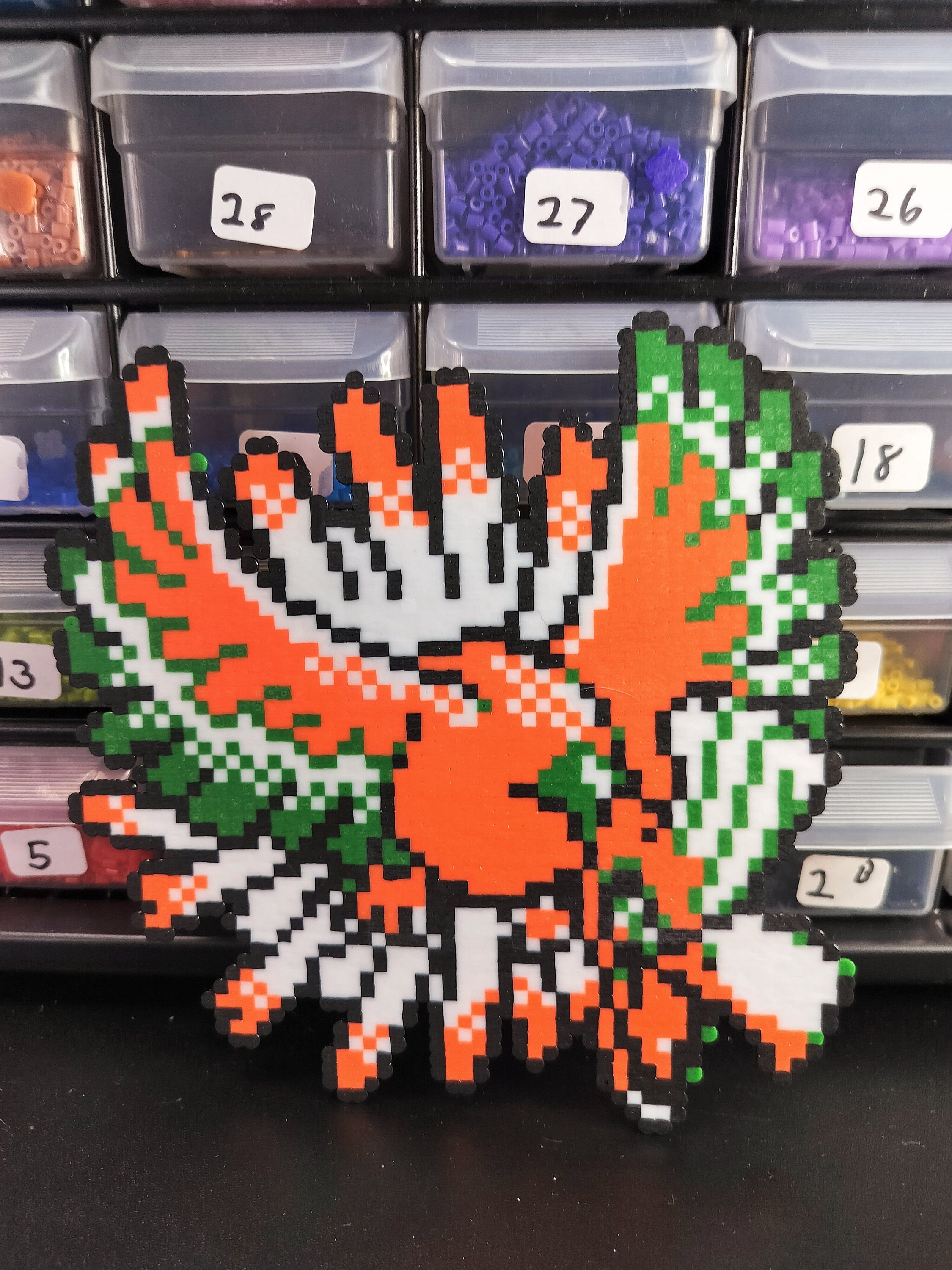 Ho-oh Perler Beads Sprite gen 2 - Etsy