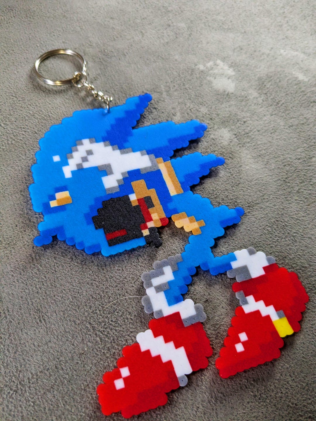 Handmade Sonic.exe Perler Bead Keychain, Magnet, or Pin – Creepy Pasta ...