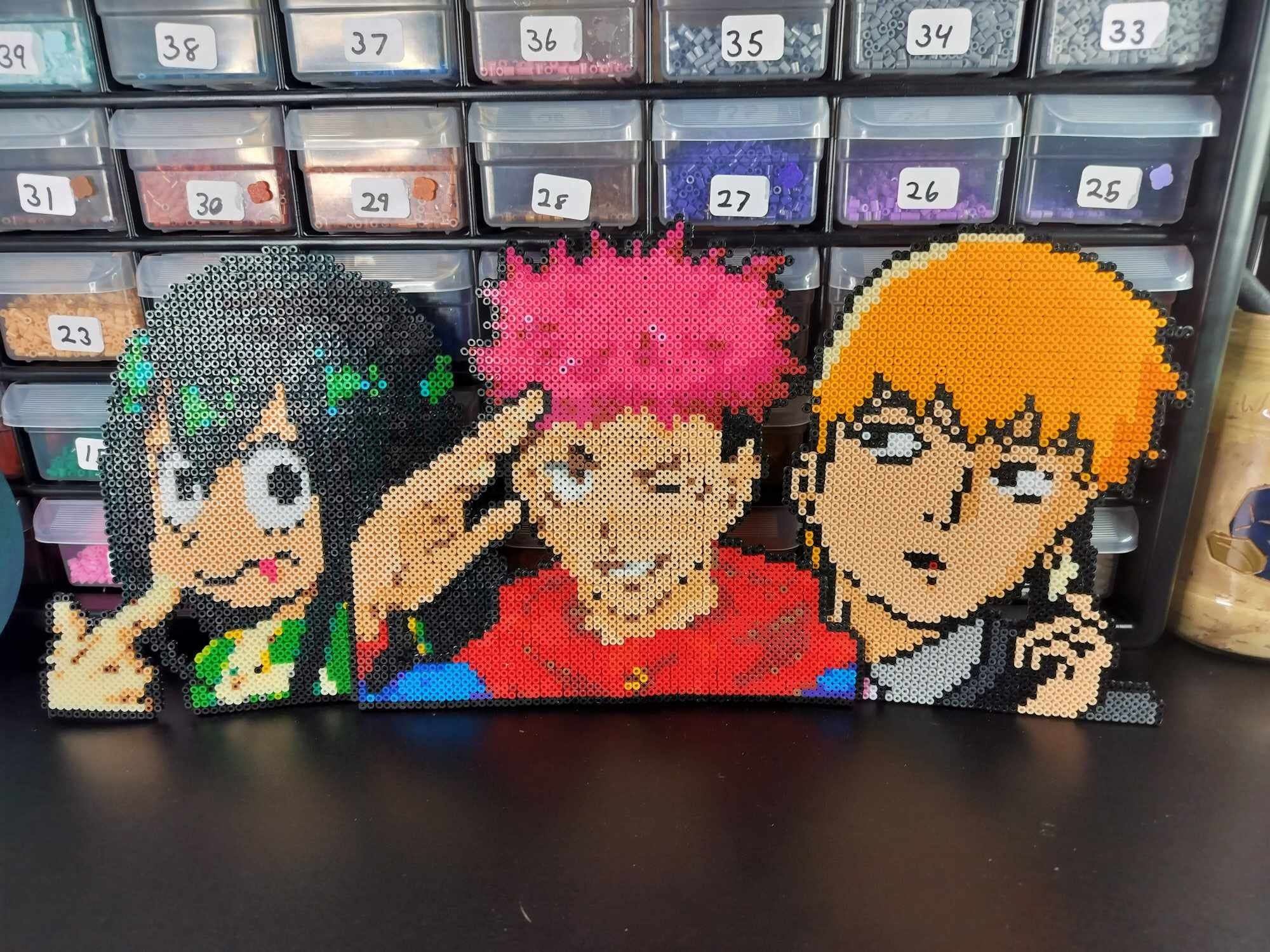 Pick Your Character Perler Bead Art - Etsy