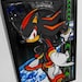 Shadow the Hedgehog Framed Perler Bead Art– Sonic Fan Art, Kawaii ...