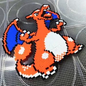Charizard Pokemon Gaming Wall Art, Perler Bead, Picture Frame, Home ...